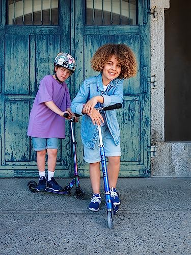 Micro Kickboard | Sprite LED | 2 Wheeled | Fold-to-Carry | Lightweight Swiss-Designed Micro Scooter | Light-Up Wheels| Children and Teens, Ages 6+