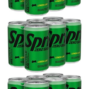 Sprite Zero, 7.5 oz Mini Cans (Pack of 18, Total of 135 Fl Oz)