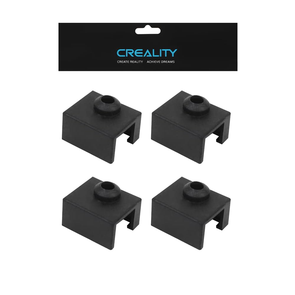 Creality Original Sprite Extruder Silicone Sock, Durable Heater Block Silicone Cover for Ender 3 S1/Ender 3 S1 Pro/Ender 3 S1 Plus/Ender 5 Plus/Sermoon V1/V1 Pro (4P)