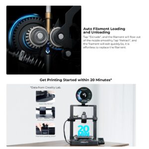 Official Creality Ender-3 V3 SE 3D Printers Max 250mm/s Printing Speed Auto Leveling Capable Sprite Direct Extruder Stable Dual Z-axis Y-axis Dual Linear Shafts