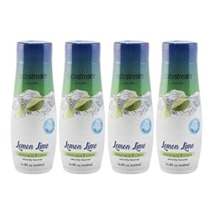 sodastream lemon lime, 14.8 fl oz (pack of 4)