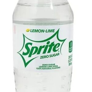 Zero Sprite, 20 oz Bottles - Pack of 10