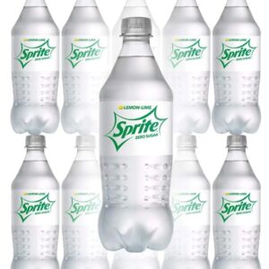 Zero Sprite, 20 oz Bottles - Pack of 10