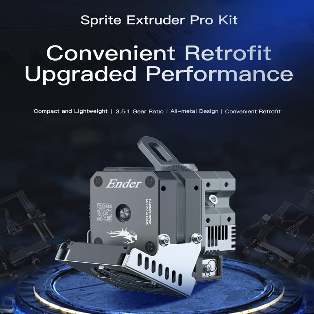 Creality Sprite Direct Drive Extruder Kit for Creality Ender 3/Ender 3 V2/Ender 3 Pro//Ender 3 Max 3D Printers