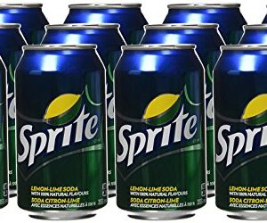 Sprite Lemon Lime Soda 355mL/12oz Cans 12 Pack Imported from Canada