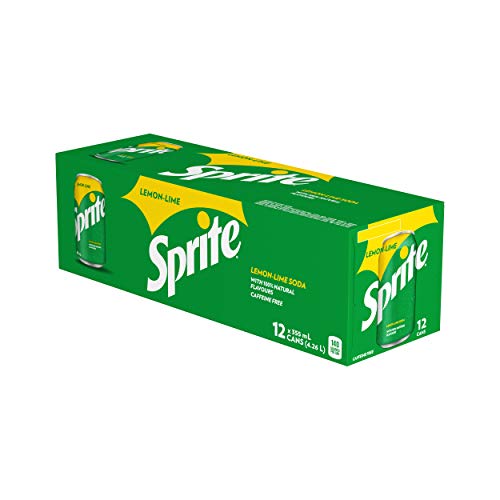 Sprite Lemon Lime Soda 355mL/12oz Cans 12 Pack Imported from Canada