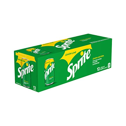 Sprite Lemon Lime Soda 355mL/12oz Cans 12 Pack Imported from Canada