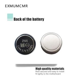 EXMUMCMR 2 Pack CP1254 Z55 Battery,Compatible with Sony Headset Battery for WF-1000XM3 Wf1000X XM3 SP600 700 900 Battery Jabra Rox BandO H5 E6 Galaxy Buds Bluetooth Headset Battery+TOOLS