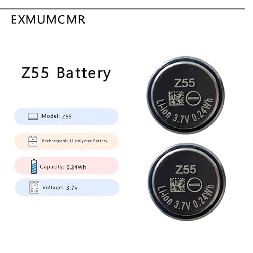 EXMUMCMR 2 Pack CP1254 Z55 Battery,Compatible with Sony Headset Battery for WF-1000XM3 Wf1000X XM3 SP600 700 900 Battery Jabra Rox BandO H5 E6 Galaxy Buds Bluetooth Headset Battery+TOOLS