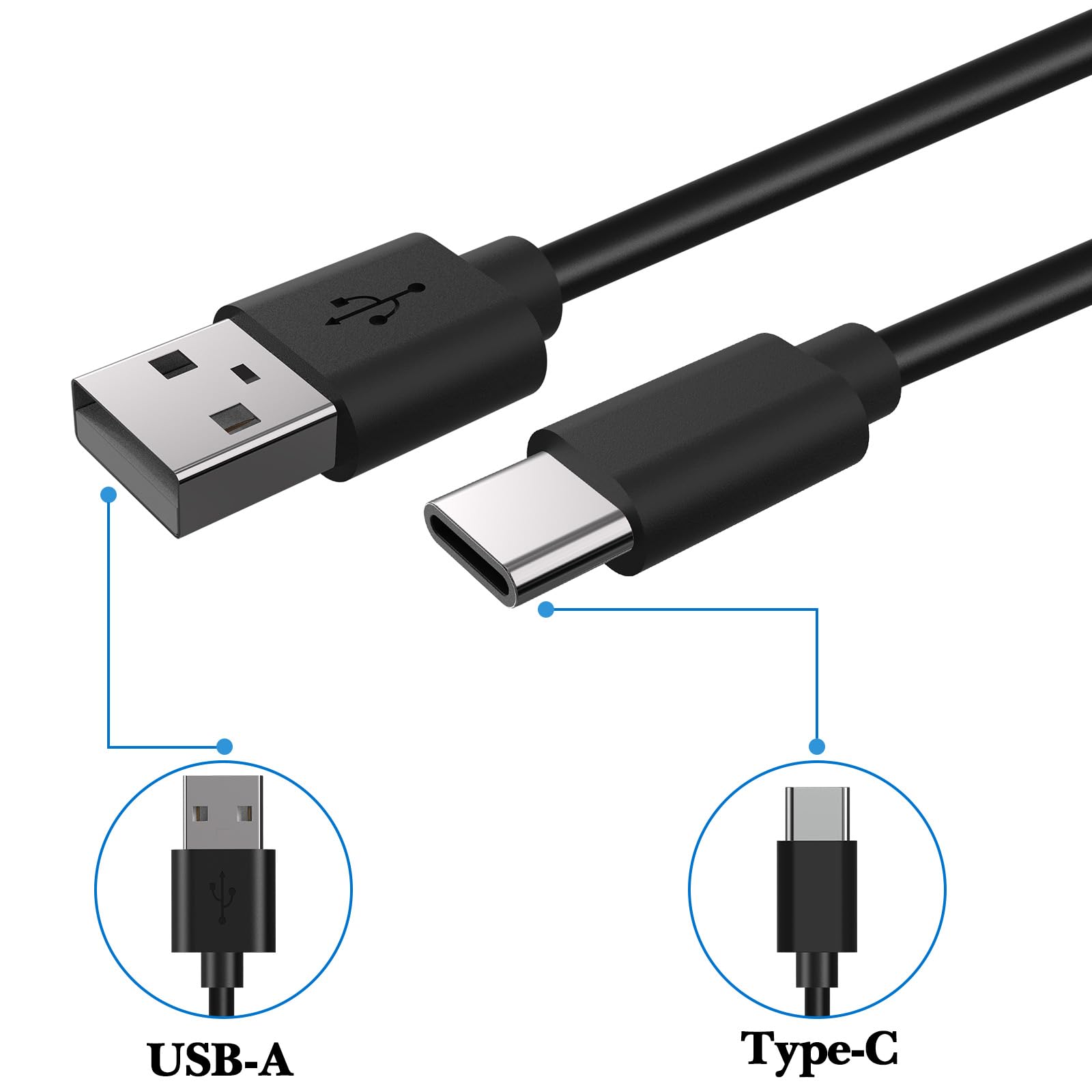 Linkidea Charging Cord Compatible with Sony WH-ULT900N LinkBuds LinkBuds S WF-1000XM5 WF-1000XM4 1000XM3 SP900 INZONE Buds Earbuds, USB to USB-C Replacement Power Charger Cable (4ft/120cm 2 Pack)