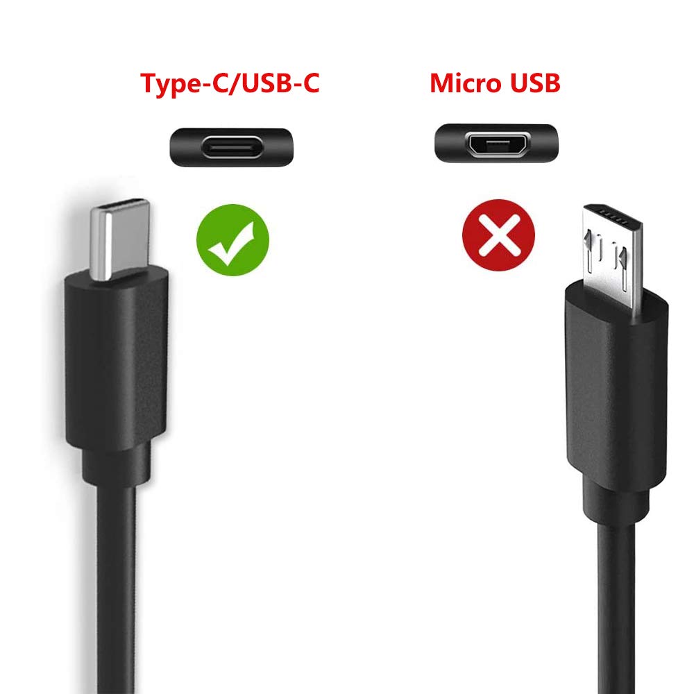 Adhiper Replacement USB C Charging Cable USB C Charger Cord for Sony WH/WF-1000XM5 WH/WF-1000XM4 WH/WF-1000XM3 WH-XB910N XB900N CH710N CH720N CH510N CH520N H910N Wireless Headphones (50CM)