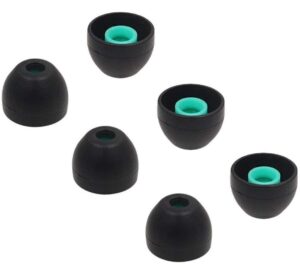 alxcd eartips for sony in-ear wf-1000xm3 headphone, medium size 3 pairs silicone replacement ear tips cushion, fit for sony mdr-xb50ap mdr-xb70ap xba h700 wf-1000xm3, m, 3 pairs