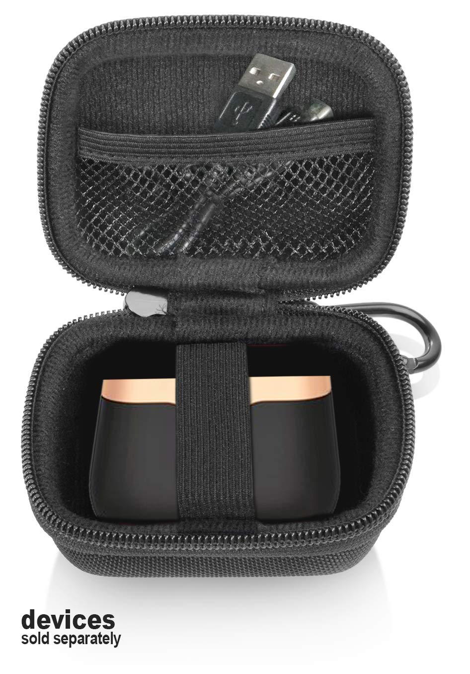 alltravel Protective case for Sony WF-1000XM3 Industry Leading Noise Canceling Truly Wireless Earbuds, with Full Protection from Shock, Shake, Scratch and Drop (Black case)