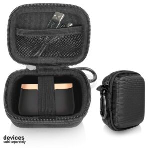 alltravel Protective case for Sony WF-1000XM3 Industry Leading Noise Canceling Truly Wireless Earbuds, with Full Protection from Shock, Shake, Scratch and Drop (Black case)