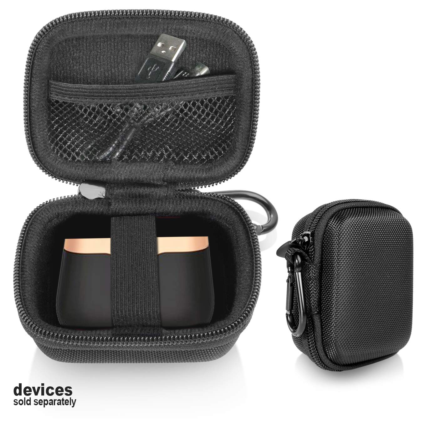 alltravel Protective case for Sony WF-1000XM3 Industry Leading Noise Canceling Truly Wireless Earbuds, with Full Protection from Shock, Shake, Scratch and Drop (Black case)