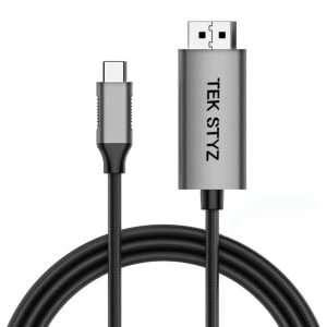 works by tek styz hdmi 4k adapter kit compatible with sony wf-1000xm3 at digital full 60hz with 6 foot cable!