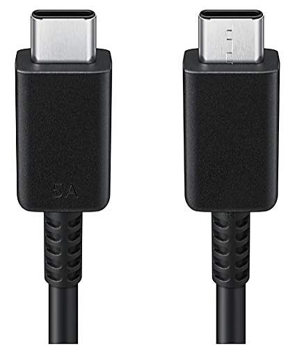 Works by Tek Styz PRO USB Type-C Charger Compatible with Your Sony WF-1000XM3 Provides Fast Charging at 5Amps/100 Watt Capacity (Black 1M)