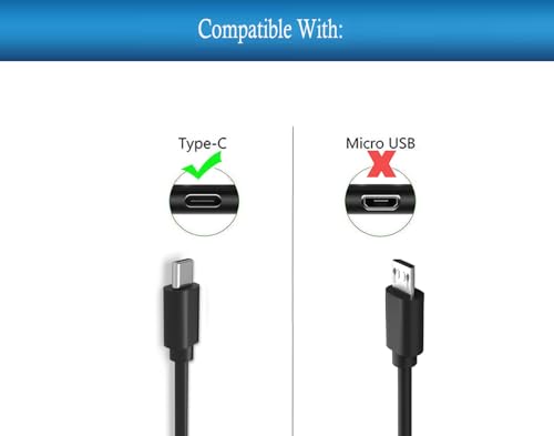 UPBRIGHT USB C Charging Cable Power Cord Compatible with Sony WH-1000XM3 WH-1000XM4 WF-1000XM3 WF-1000XM4 WH-CH710N WH-CH710B WH-XB900N WH-CH510 WI-1000XM2 WI-C200 WI-XB400 Bluetooth Headphones Noise