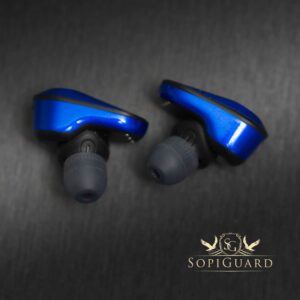 SopiGuard Skin for Sony WF-1000XM3 Earbuds Precision Vinyl Sticker Wrap (3M Brushed Gunmetal Gray)