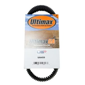 ultimax ua ua459 atv drive belt for arctic cat 400 500 600 alterra prowler kymco oem replacement for 23100-pwb1-900 3313-898 (made in usa)