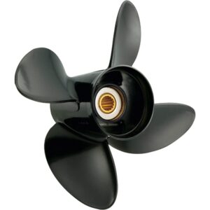 solas 3313-118-09 amita 4 aluminum 4-blade propeller - rh, 11.8" diameter x 9" pitch