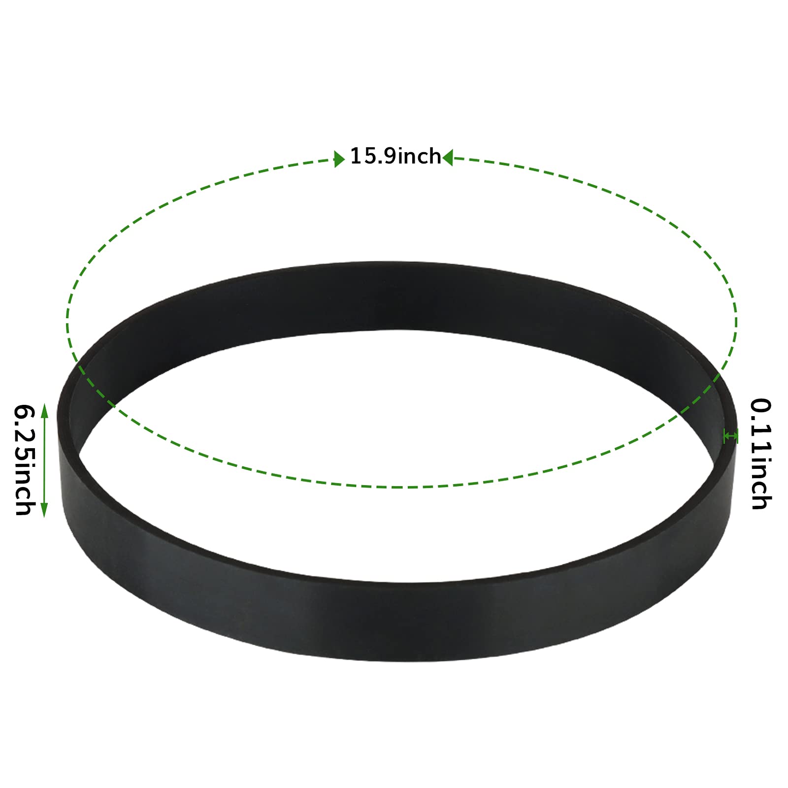 Fullclean Belt for Bissell Style 7/9/10/12/14 P/n3031120,4 Pack Belts for Powerforce Helix Cleanview Swivel Rewind Powerlifter,Repacement Part 3031120,2031093,3031123,32074