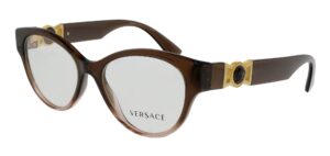 eyeglasses versace ve 3313 5332 brown transp gradient beige