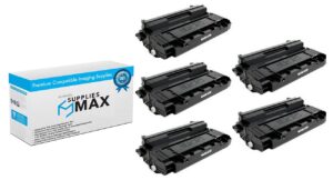 suppliesmax compatible replacement for panasonic uf-550/560/770/880/885/889/895 fax toner cartridge (5/pk-10000 page yield) (ug-3313_5pk)