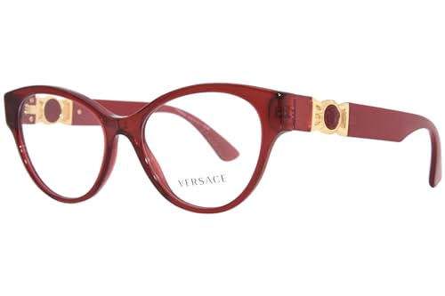 Eyeglasses Versace VE 3313 388 Red Transparent