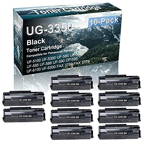 Credibility Store 10-Pack Compatible Laser Printer Cartridge (High Yield) Replacement for Panasonic UG3350 | UG-3313 Printer Toner use for UF-5100 UF-5300 UF-580 UF-584 UF-585 Printer