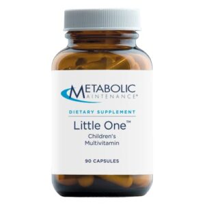 metabolic maintenance little one - children's multivitamin with iron, 6-12 yrs (100 capsules)