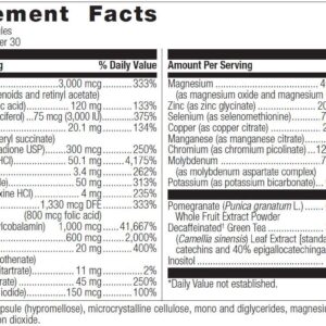 Bariatric Advantage Ultra Multivitamin with Iron - Ultra Multi with Iron - Capsule Format Multivitamin - Provides Full Complex of B Vitamins - with Vitamin C, Chromium & More - 90 Capsules