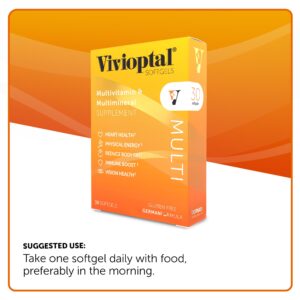 Vivioptal Multi 30 Softgels - Multivitamin & Multimineral Supplement - Lipotropic Substances & Trace Elements