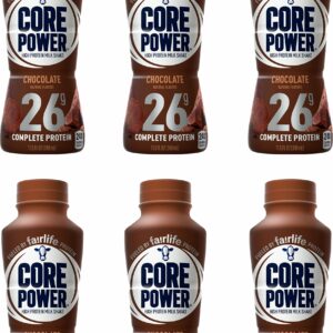 Fairlife Core Power High Protein Milk Shake, Natural Flavor Ready to Drink Protein Shake, The best Chocolate Protein Shakes,14 fl oz , 26gm (Chocolate flavor, Pack of 6 Bottles) protein, fairlife chocolate milk,