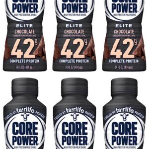 Fairlife Core Power High Protein Milk Shakes, Ready to Drink (6 Chocolate, 42g)