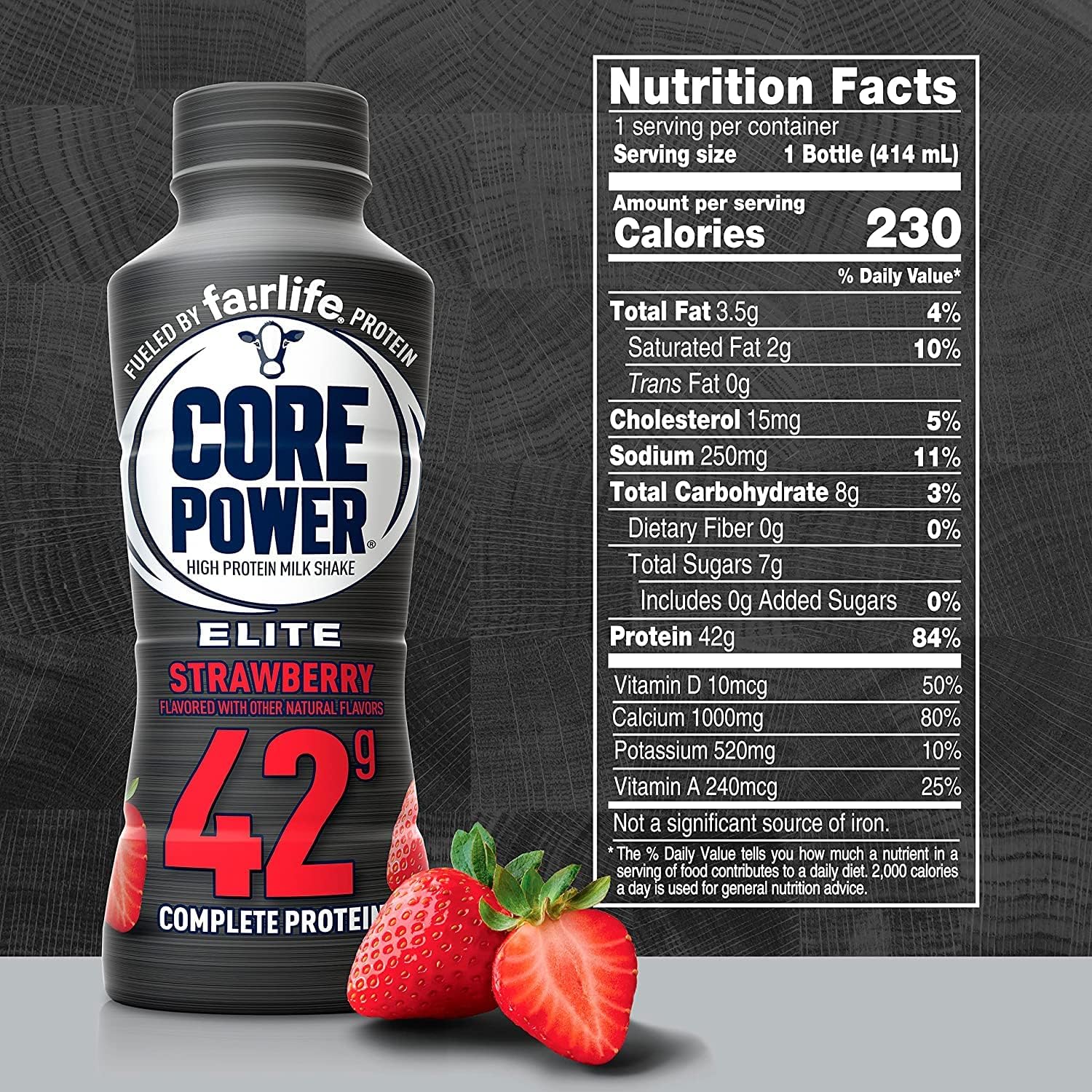 World Group Packing Solutions Fairlife Core Power Elite 42g High Protein Milk Shakes Variety 6 Pack - Vanilla, Chocolate, Strawberry - Ready to Drink for Workout Recovery, 14 Fl Oz