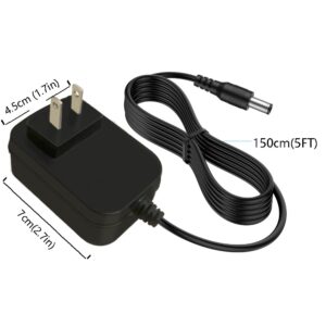 12V 1A AC DC Power Adapter for Razor Power Core 90 E90 E95 95 Charger, ePunk, XLR8R, Electric Scream Machine, Kids Ride On Toys, Electric Scooter Power Supply Battery Charger Cord