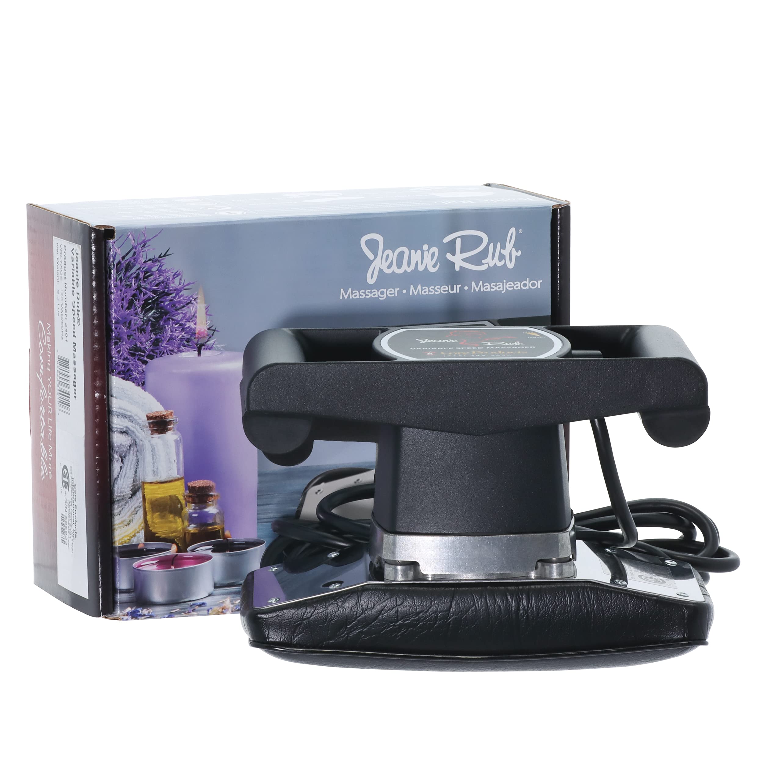 Core Products Jeanie Rub Variable Speed Massager, Deep Tissue Massage, Orbital Action for Back & Body, Premium Quality