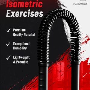 Zenooze's Power Twister Flex Bar, The Ultimate Upper Body Exercise Equipment for Strengthening Your Chest Workout, Shoulders,Biceps, Arms, Forearm Strengthener, Resorte para Hacer Ejercicio