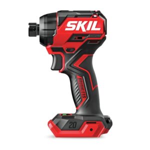 skil pwr core 20™ brushless 20v 1/4 in. hex compact impact driver tool only- id6739b-00