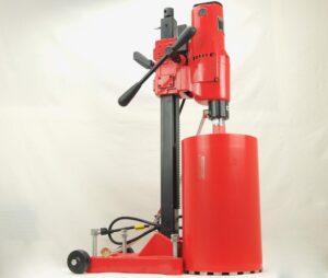 model 10z1rb concrete core drill by bluerock tools - 2 speed with rolling base