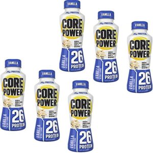 Core Power Protein Shake (Vanilla 26g, 6 Bottles)