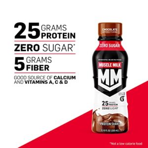 Muscle Milk Genuine Shake, Strawberry, 11.16 Fl Oz Bottles (Pack of 12)