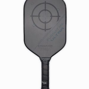 Engage Pickleball Pursuit Ultra MX - Carbon Fiber Elongated Shape Pickleball Paddle - RP2 Spin Texture - Long Handle - 1/2“ Powerful Black Core - USAP Approved - Lightweight