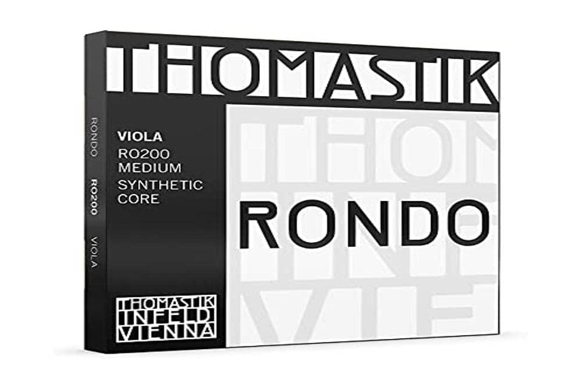 Thomastik-Infeld Rondo Viola Strings RO2001, Synthetic Core Set for Advanced and Pro Players – Chrome A, D, & G, Tungsten/Silver C – Maximum Power – Tonal Warmth - Vast Dynamic Range - Made in Vienna