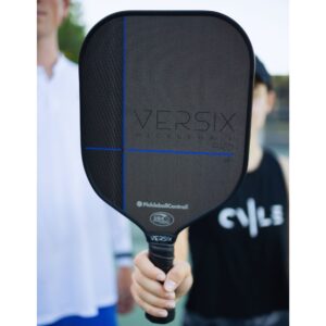 VERSIX Pro 6F Power Textured Fiberglass Pickleball Paddle, Widebody Shape, Fiberglass Composite Face, Weight 7.8 – 8.2oz.(Midweight), 15mm Thick Polypropylene Core, 4 1/8" Grip (Small Grip)