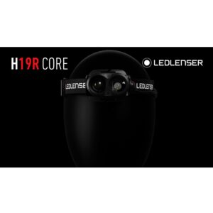 Ledlenser, H19R Core Rechargeable Headlamp, High Power LED, 3500 Lumens, Hands-Free Light for Home, Waterproof, Outdoor, Camping, and Emergency Use, Black