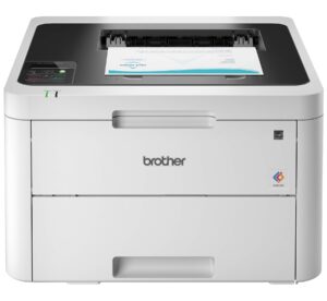 brother rhl-l3230cdw compact digital color printer providing laser printer quality results with wireless printing and duplex printing, amazon dash replenishment enabled (renewed)