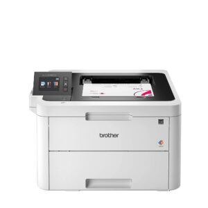 brother premium l-3270cdw series compact digital color laser printer i mobile printing i nfc i auto 2-sided printing i 2.7" color touchscreen i 25 ppm i up to 250-sheet tray capacity