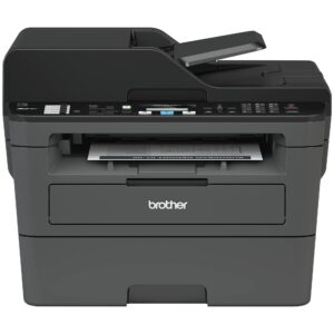 brother premium mfc-l2690dw series compact monochrome all-in-one laser printer | print copy scan fax | wireless | mobile printing | auto 2-sided printing | adf | 26 ppm | (renewed)